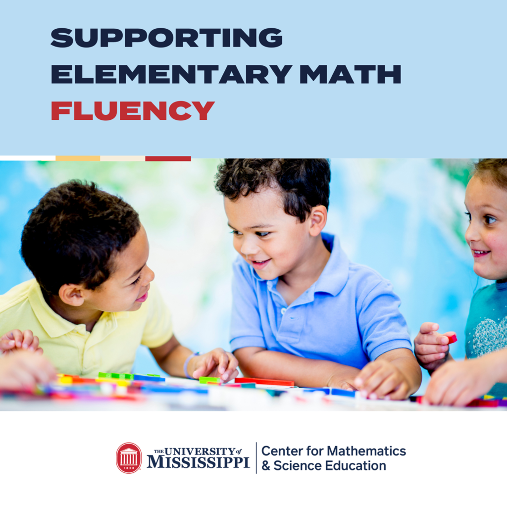 Register by Aug.15 for Supporting Elementary Math Fluency workshop