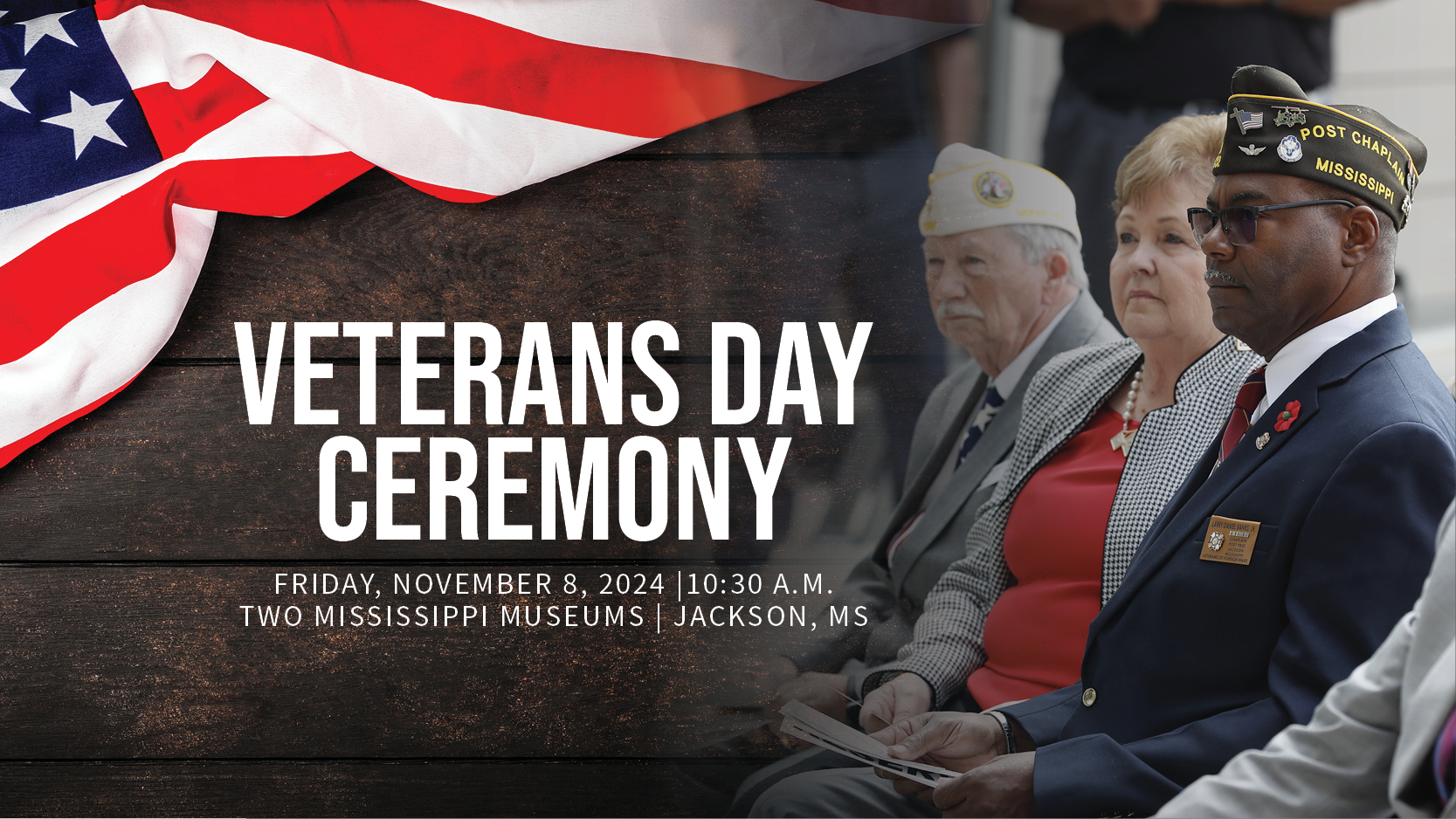 Veterans Day Ceremony at Two Mississippi Museums set for Nov. 8
