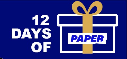 12 Days of Paper Challenge for students, teachers begins Dec. 5
