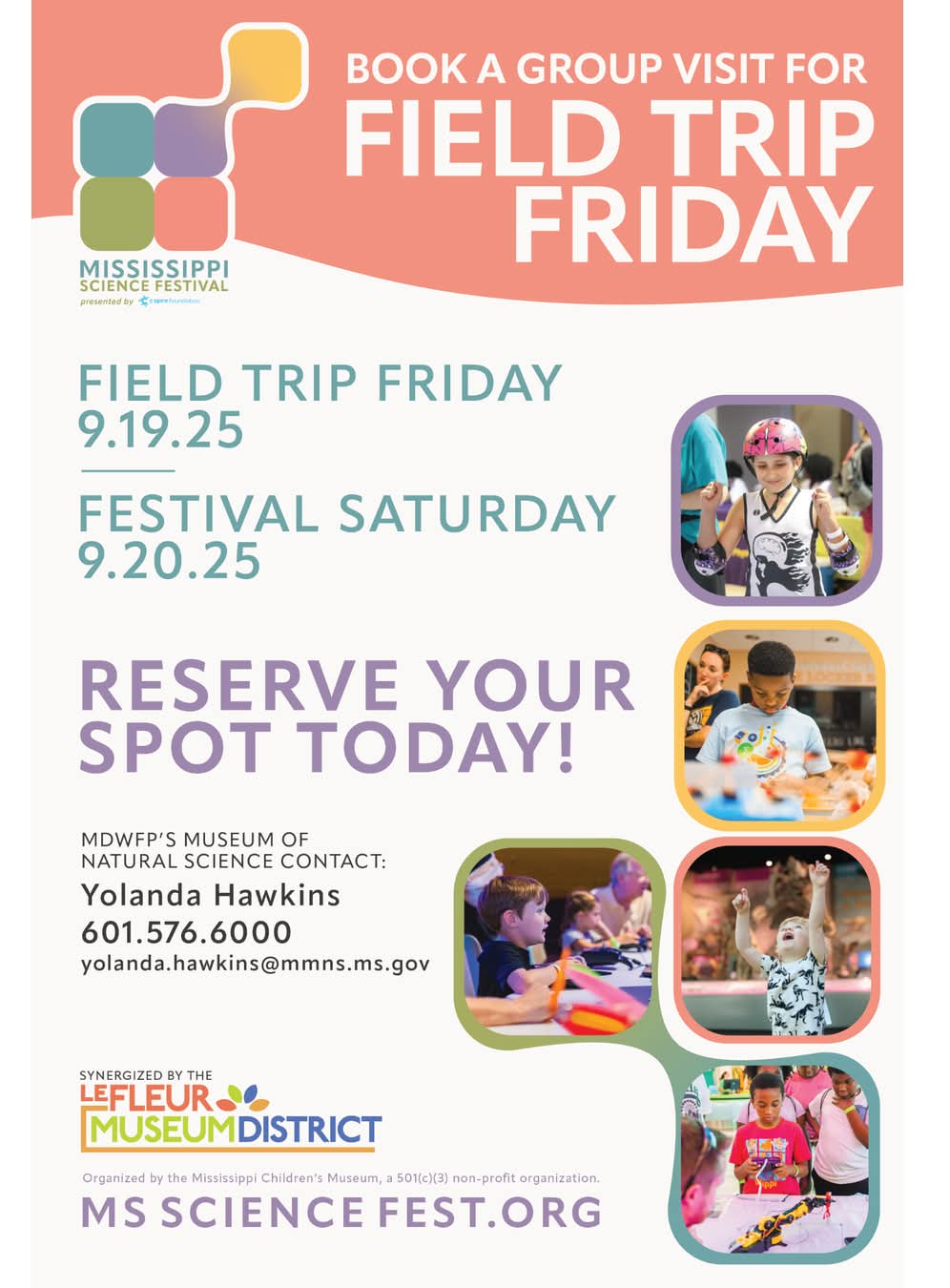 Field Trip Friday set for Sept. 19 at MS Museum of Natural Science